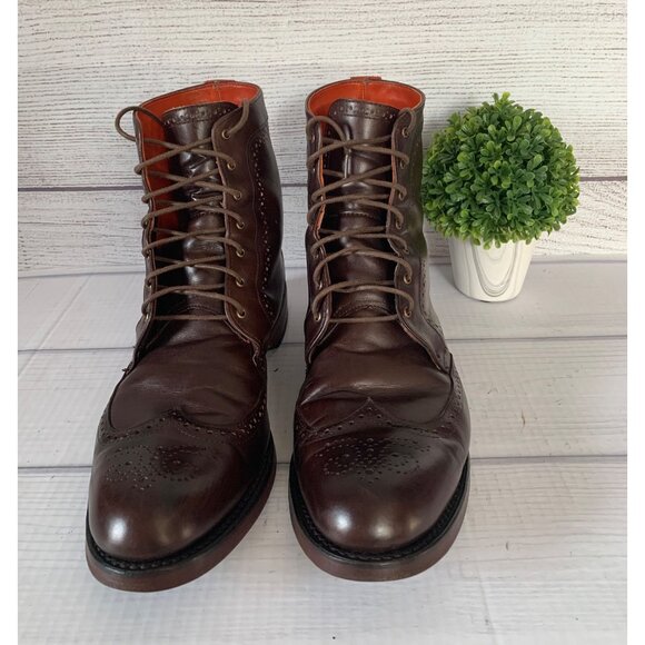 Allen Edmonds | Shoes | Allen Edmonds Dalton Mens Wingtip Boots Sz 4 ...